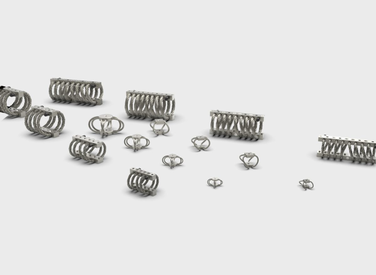 Wire Rope Isolators for Vibration Damping | IDC Isolators
